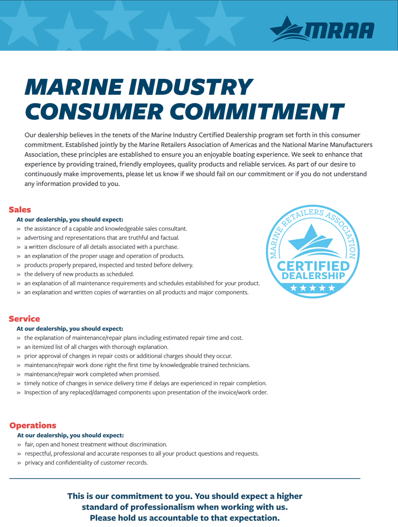 Customer Commitment - Chessie